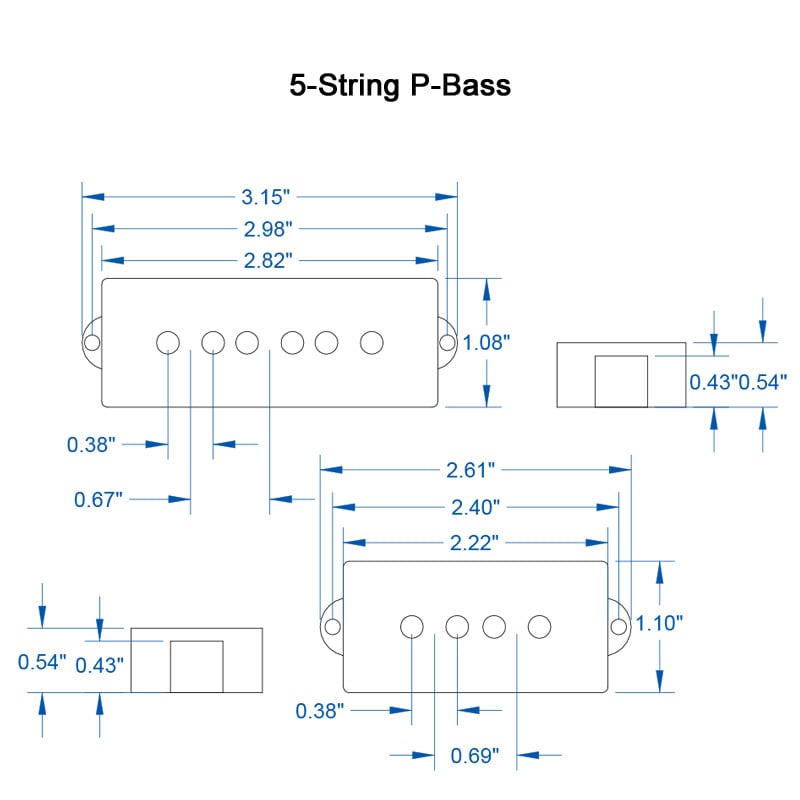 Precision Bass Split-coil Pickup | Lollar Pickups
