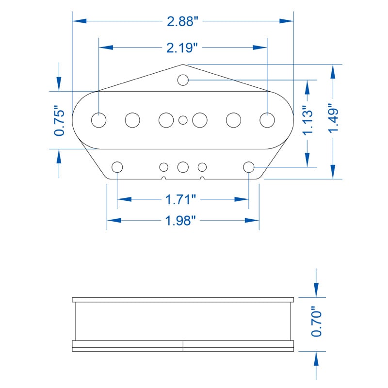 Tele '52 Bridge Pickup | Lollar Pickups