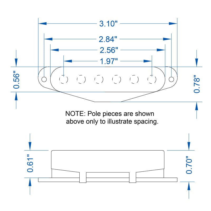 Tele Special T Neck Pickup | Lollar Pickups